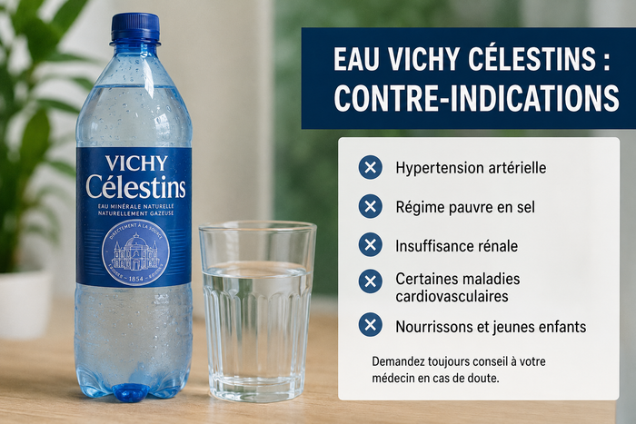 Eau Vichy Celestin Contre Indication