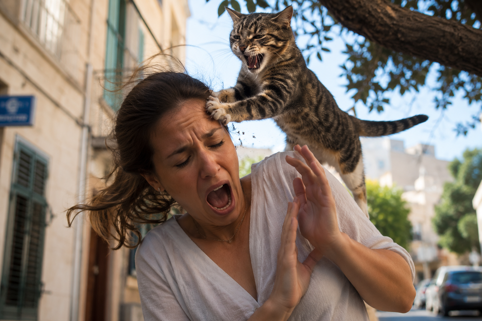 Signification spirituelle de recevoir un chat sur la tête